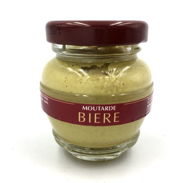 Terres Rouges Moutarde à la bière 55g - Le Sourire du Gourmet